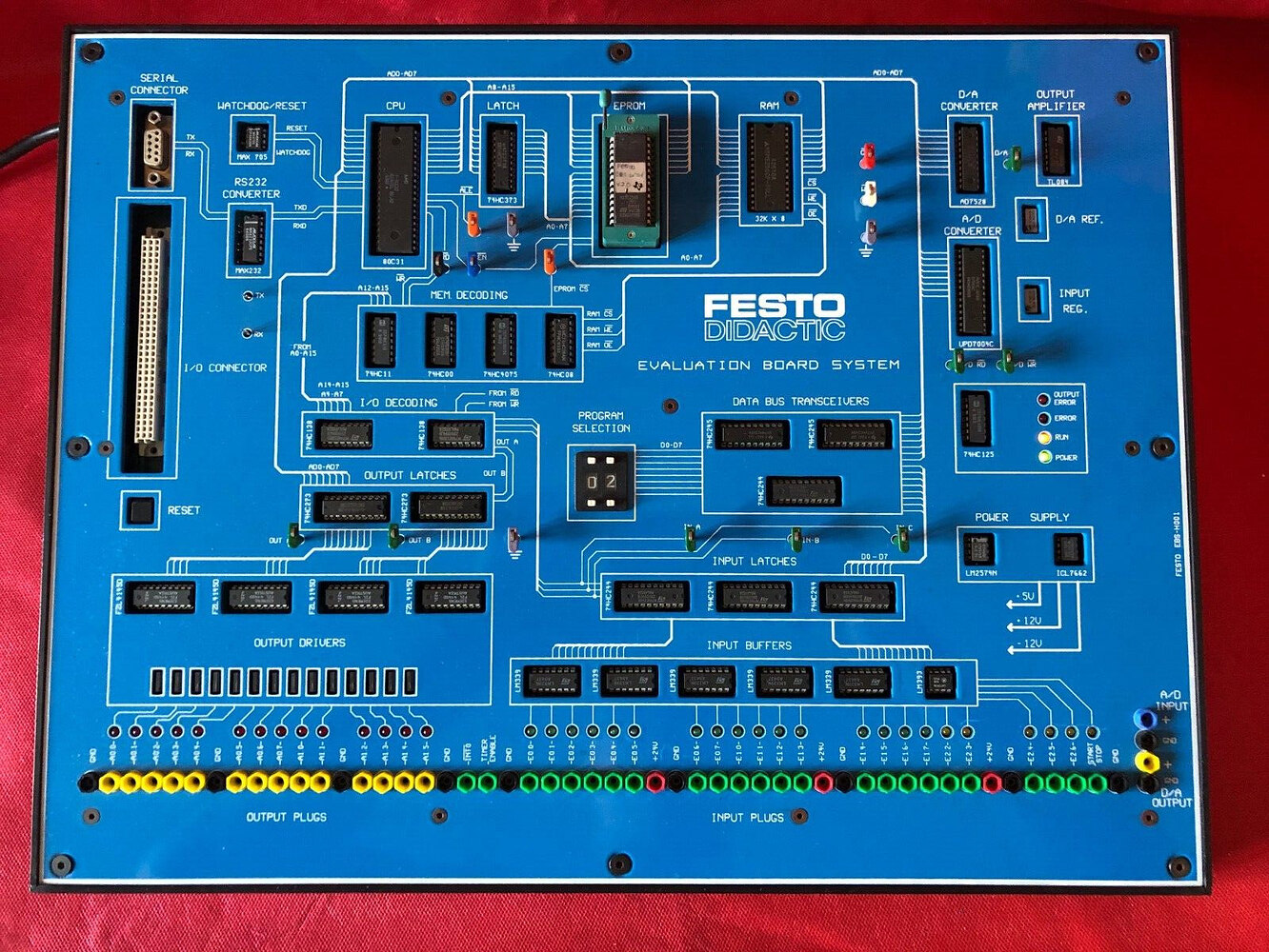 8031 Trainer (Festo PLC) Evaluation board - Hardware - Retro Computing