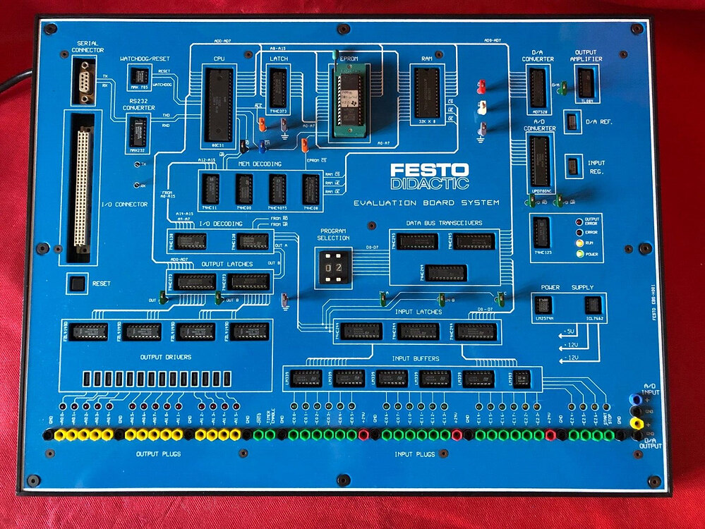 8031 Trainer (Festo PLC) Evaluation board - Hardware - Retro Computing