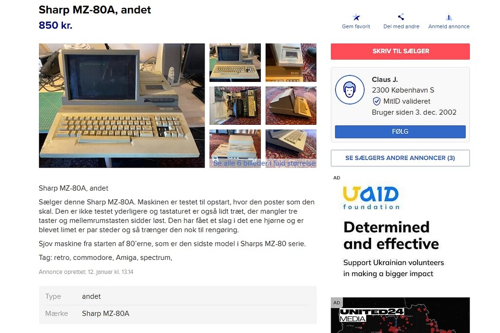 Sharp MZ-80A mod? - Hardware - Retro Computing