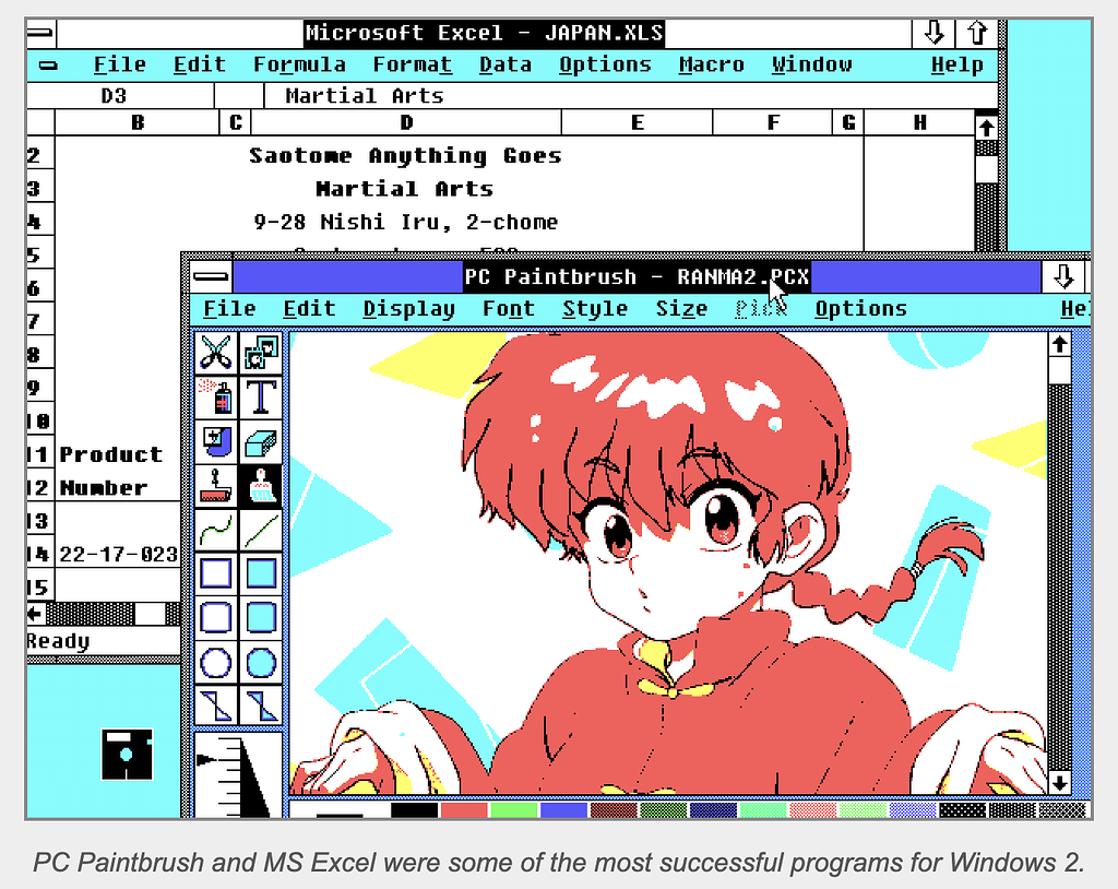 Windows 2 - the underdog version - an article - Software - Retro Computing